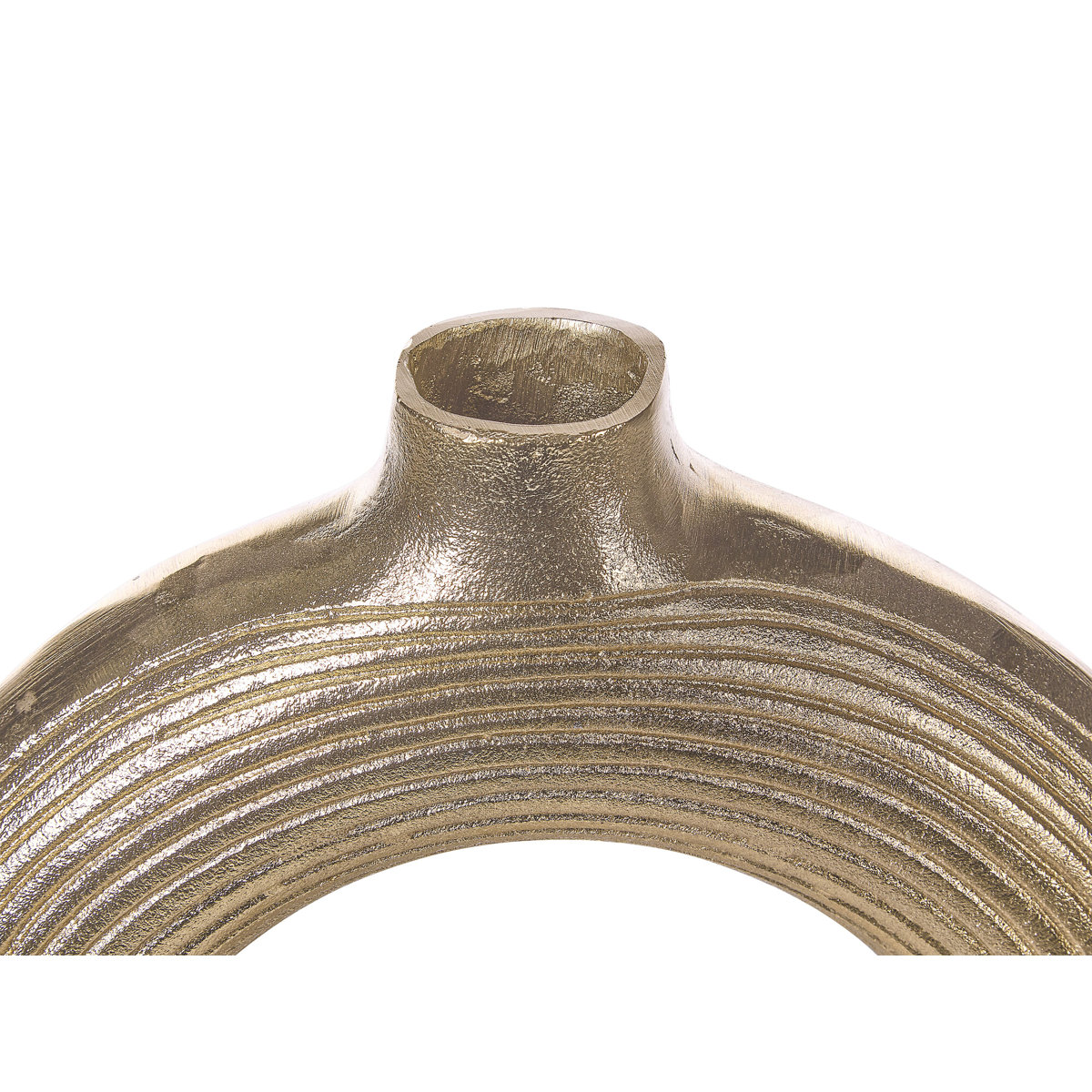 Canora Grey Alanii Gold 40Cm Aluminum Table Vase | Wayfair.co.uk